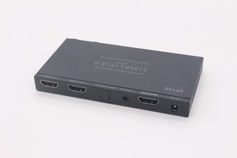 Simplified SP12S 1 to 2 HDMI Splitter – AV Expeditors
